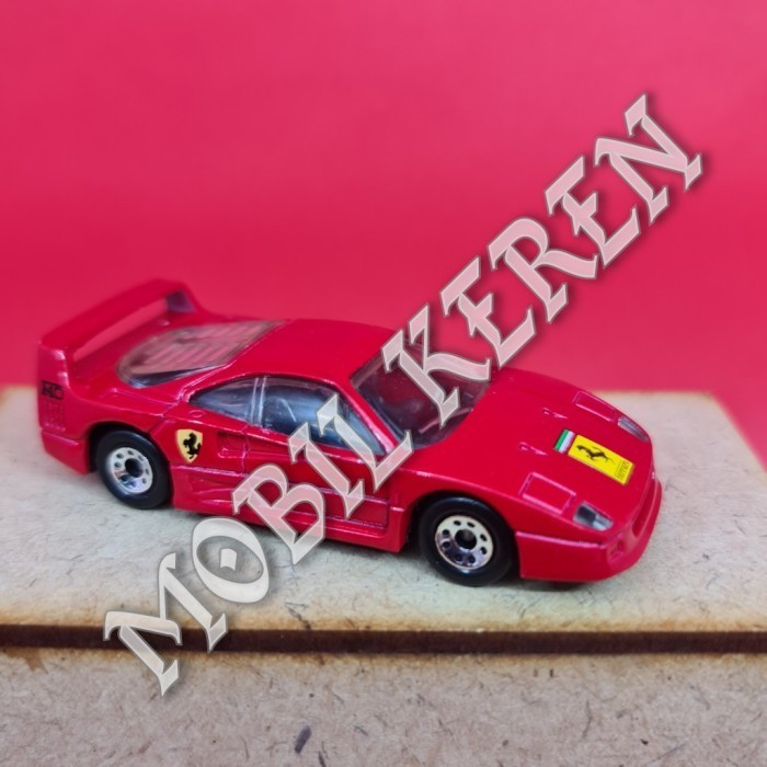 Jual EL99 Matchbox Loose 1988 1:59 Ferrari F40 Full Red with Chrome ...