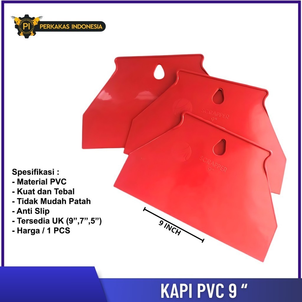 Jual Kapi PVC 9 Inch Plastik Kapi Cat Dempul Plamir Poles Plester Lepo ...