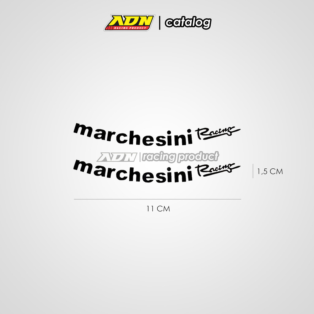 Jual Stiker Velg Marchesini Racing | Shopee Indonesia