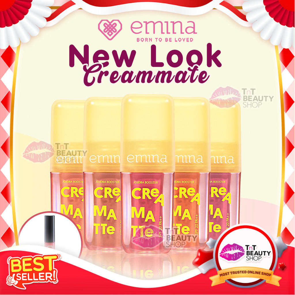 Jual Emina Creamatte Lip Cream with Vit E | TnT Beauty Shop | Shopee ...
