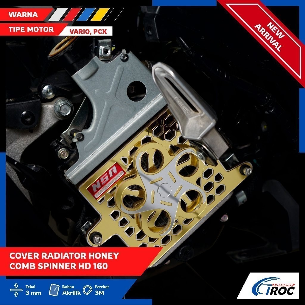 Jual COVER RADIATOR SPINER VARIO PCX NMAX AEROX ADV LEXI STYLO Tutup ...