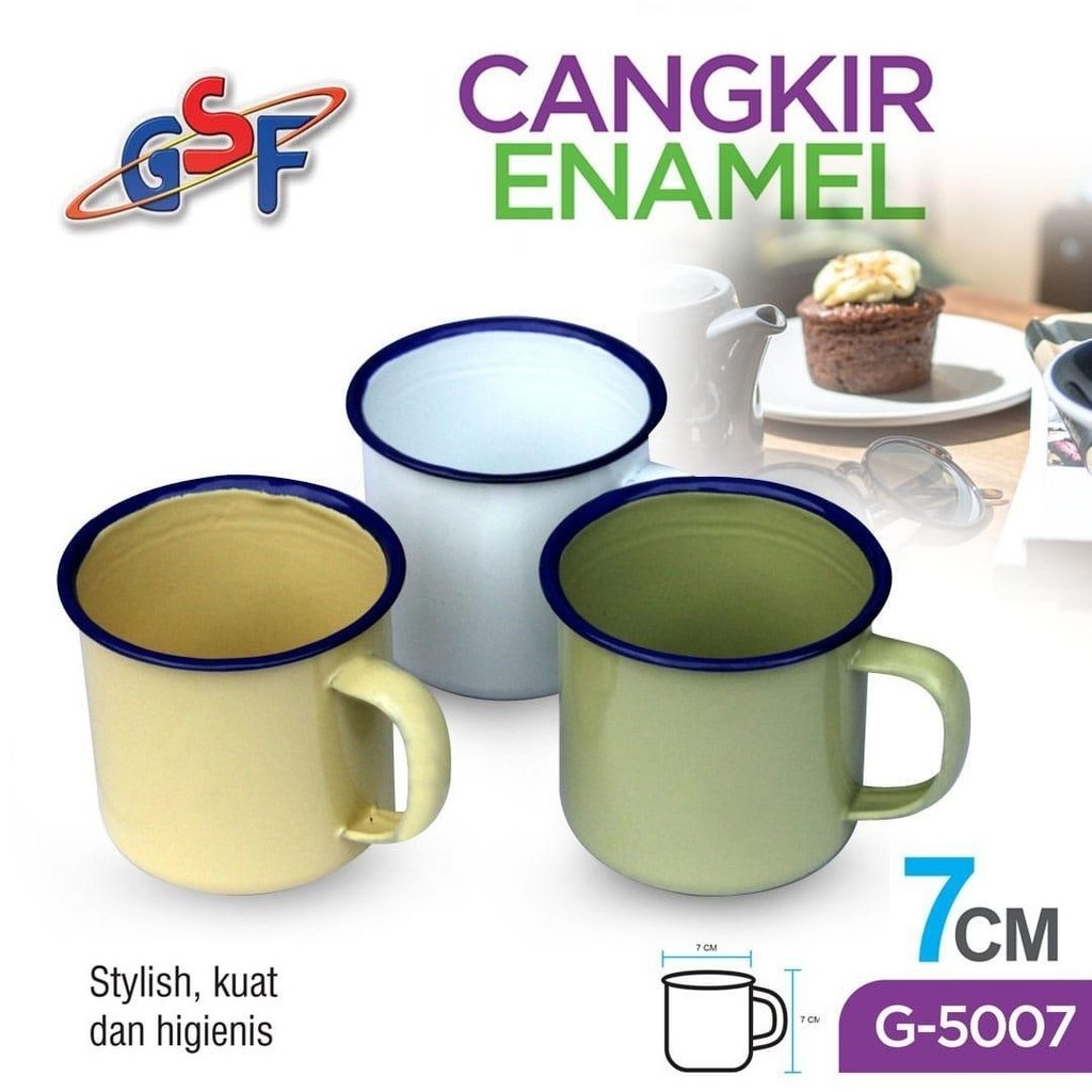 Jual GELAS ENAMEL JADUL GSF G-5007 / GELAS ENAMEL POLOS GSF G-5007 ...