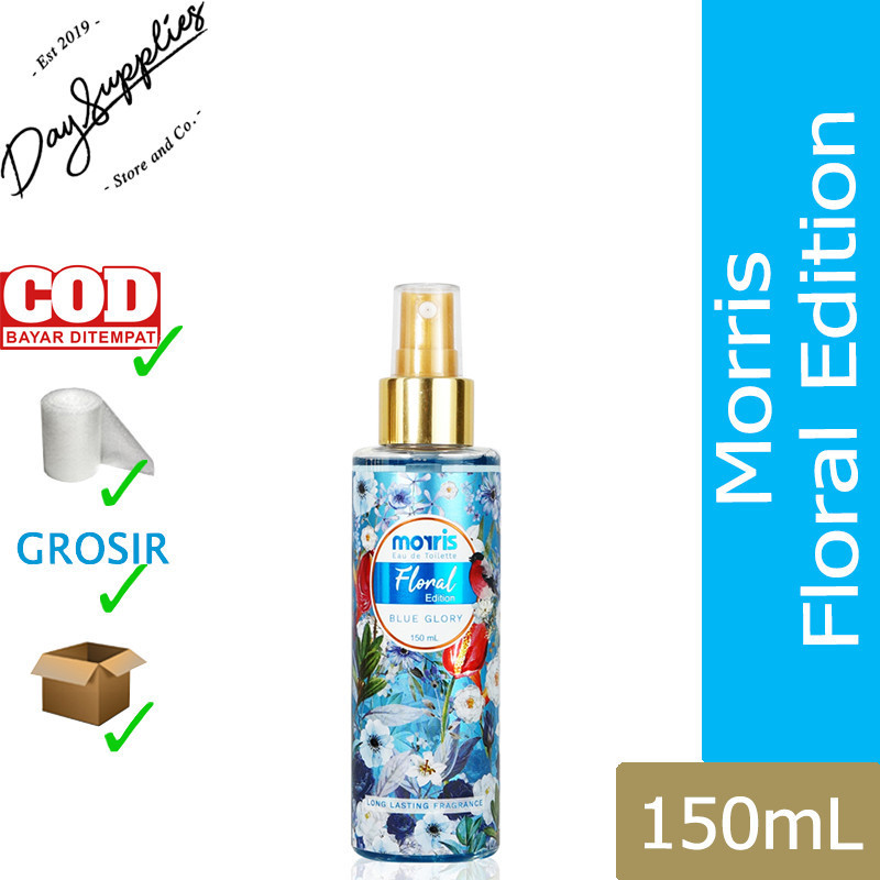 Jual Morris Floral Edition Eau De Toilette 150mL Blue Glory (Biru ...