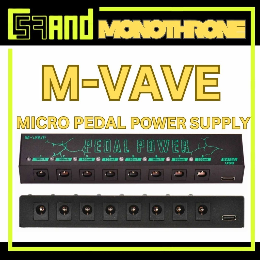 Jual Mvave Pedal Power Gitar M-Vave Pedal Effector Efektor Power Supply ...