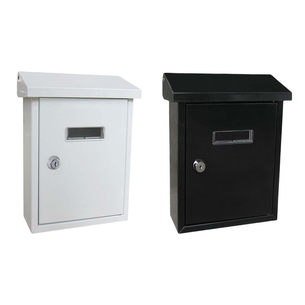 Jual Lockable Wall Mount Mailbox Newspaper Letterbox Mail Box for ...