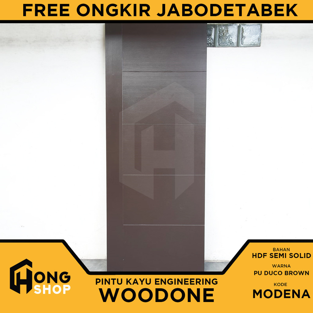 Jual Pintu HDF WOODONE PU Duco Finish DAUN SAJA - Salak Brown | Shopee ...