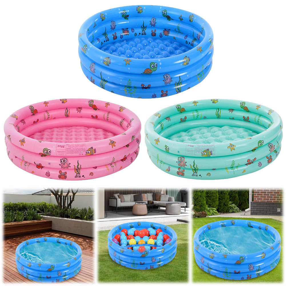 Jual Inflatable Swimming Pool Paddling Pools PVC Thickened Swim Pool 51 ...