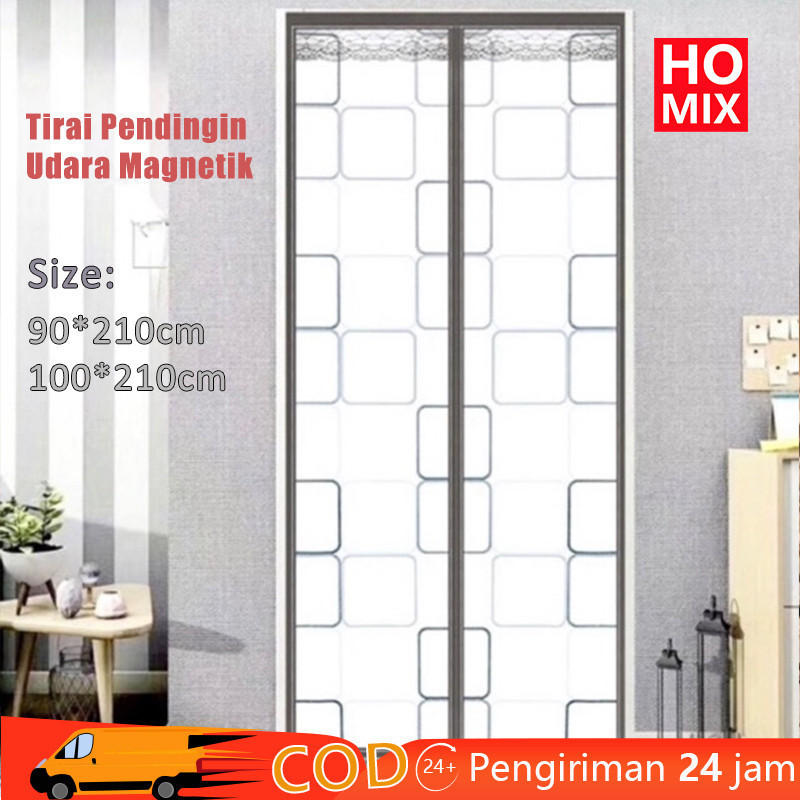 Jual HOMIX Tirai Pintu Anti Nyamuk Tebal Rumah Tangga Tirai Magnet ...