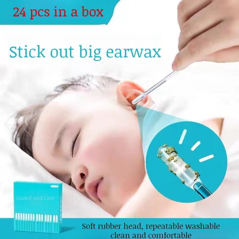 Jual 【COD】Sticky ear stick ear cleaning tools special care cotton swabs ...