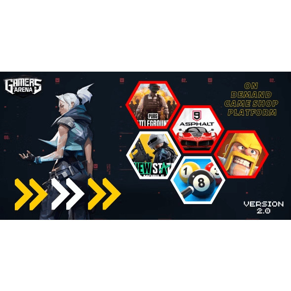 Jual Gamers Arena – Digital Online Game Store, Game Top Up , Voucher ...
