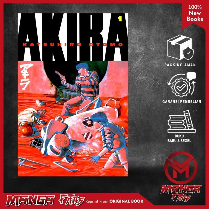 Jual Komik Manga: Akira Vol.1-6 Complete Set English Edition by Otomo Katsuhiro - vol 1 | Shopee ...