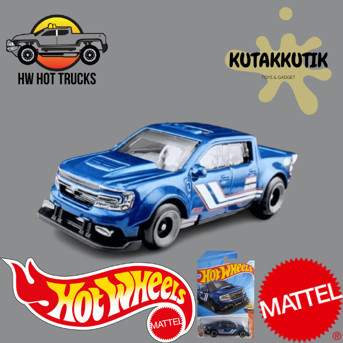 Jual Hot Wheels Mobil Pickup Truck 22 Ford Maverick Custom Motul Biru ...