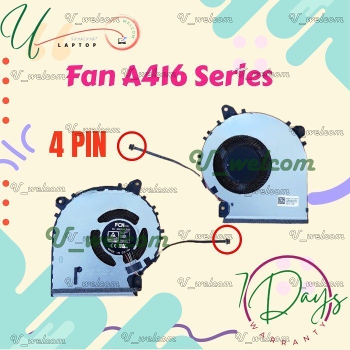 Jual Kipas Fan A416 X415 X515 X1400 X1500 Y1511 X515EA X515DA X515EA ...