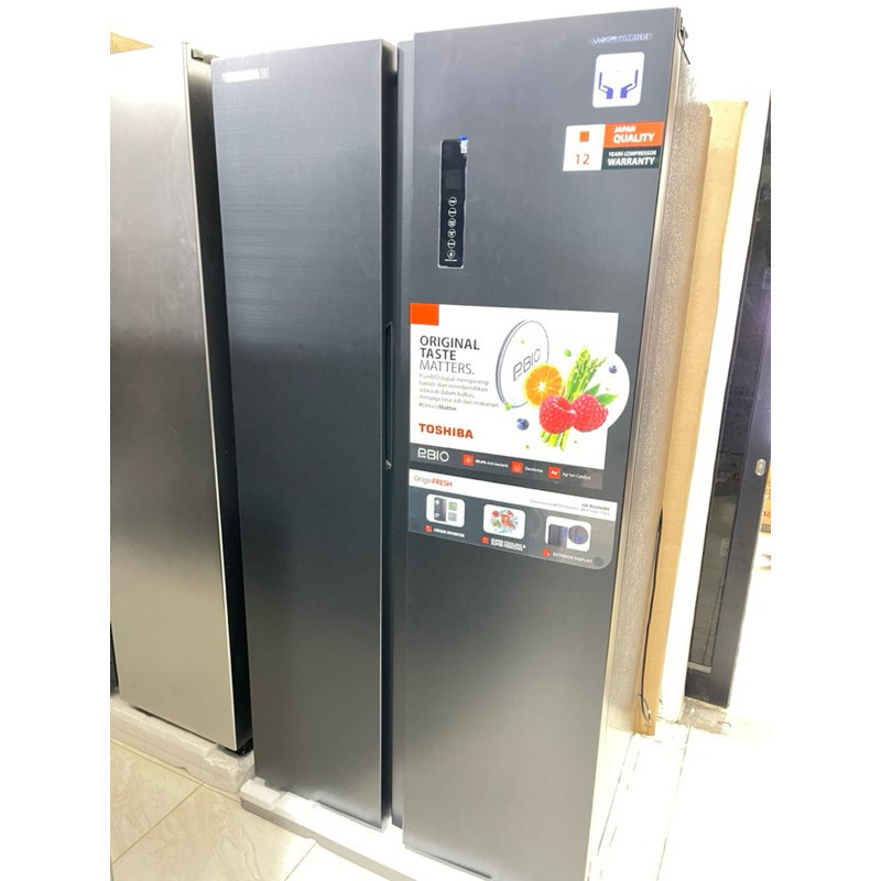 Jual Kulkas Toshiba Side By side Inverter 696L tipe GRRS696WE-PMF(06 ...