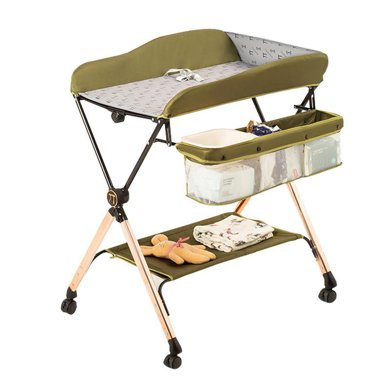 Jual Newborn Diaper Table Baby Care Table Multifunctional Foldable ...