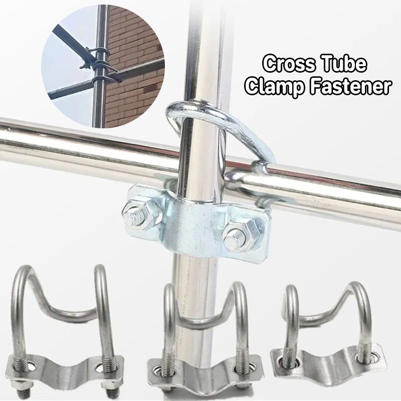 Jual LYTTE | Klem Pipa Silang Bentuk U Klem Pipa Plat Besi M8 Double U ...