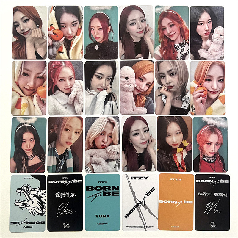 Jual 5pcs/set KPOP ITZY Album BORN TO BE High Quality HD Fan Photo Card ...