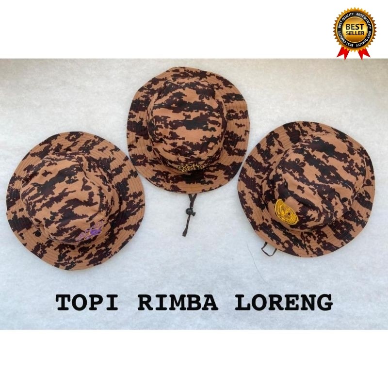 Jual TOPI LORENG PRAMUKA / TOPI RIMBA SCOUT PRIA WANITA | Shopee Indonesia