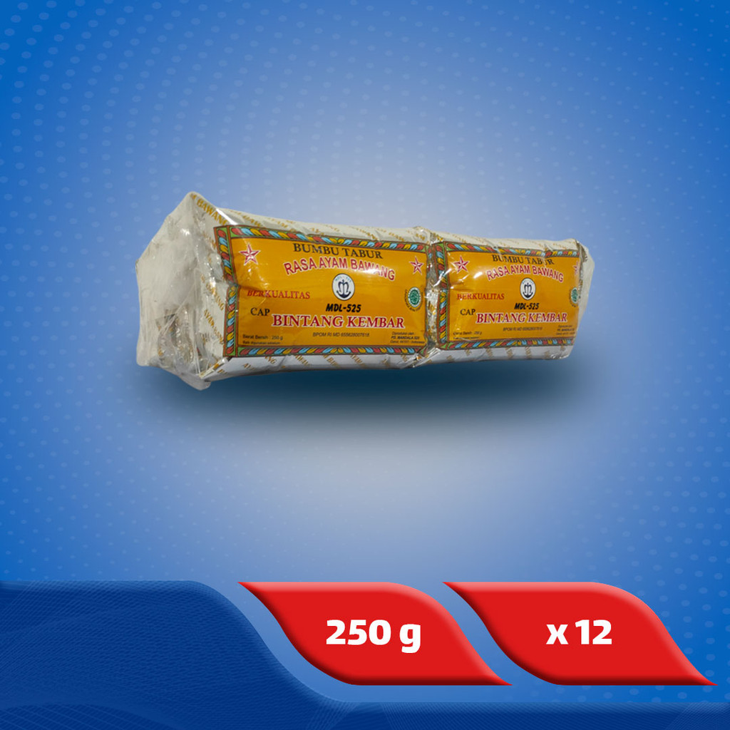Jual Bintang Kembar Bumbu Tabur Ayam Bawang 250 g x 12 pcs | Shopee Indonesia