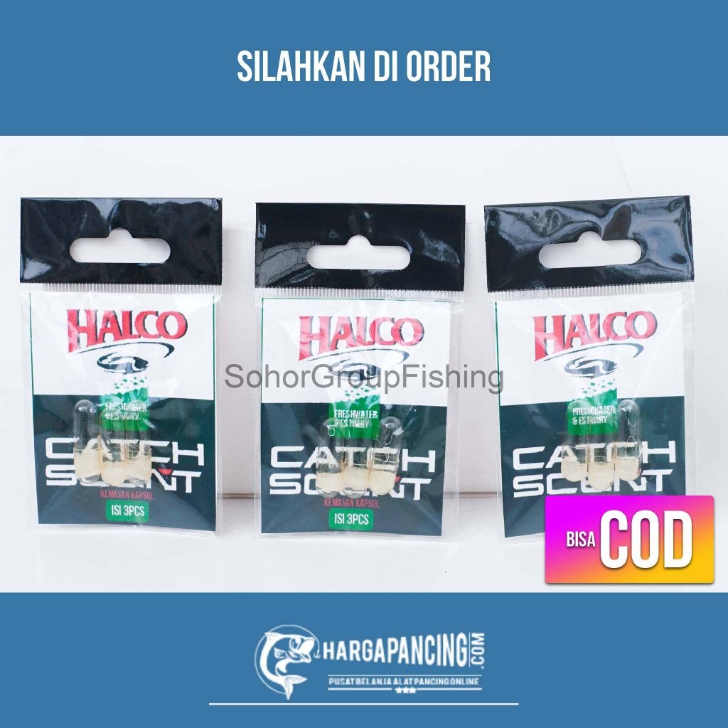 Jual Konsentrat Umpan Halco Freshwater and estuary hijau Australia Kemasan Kapsul sebagai Umpan ...