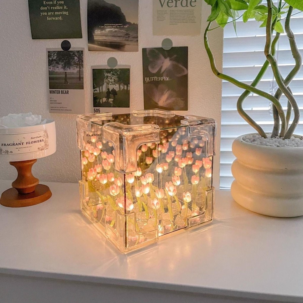 Jual 【COD】Tulip Malam Lampu Led DIY Untuk Dekorasi Hadiah Liburan ...