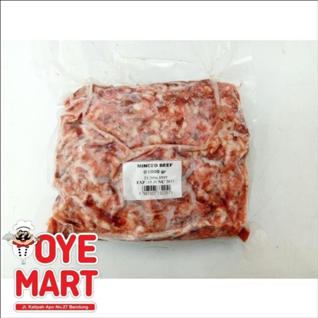 Jual MINCED BEEF MEAT DAGING SAPI GILING 1KG NB / BEEF BURGER MEAT ...