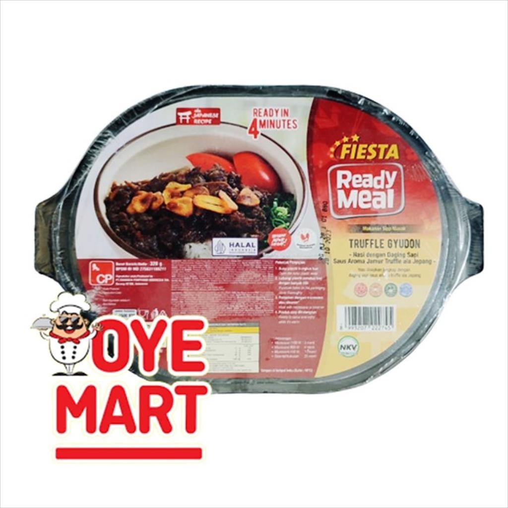 Jual FIESTA READY MEAL TRUFFLE GYUDON 320GR / NASI DENGAN DAGING SAPI ...
