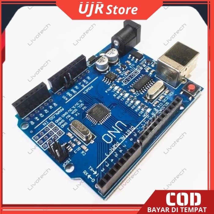 Jual ORIGINAL Arduino Uno R3 SMD ATMEGA328PB-U IC CH340 Mega L925 ...