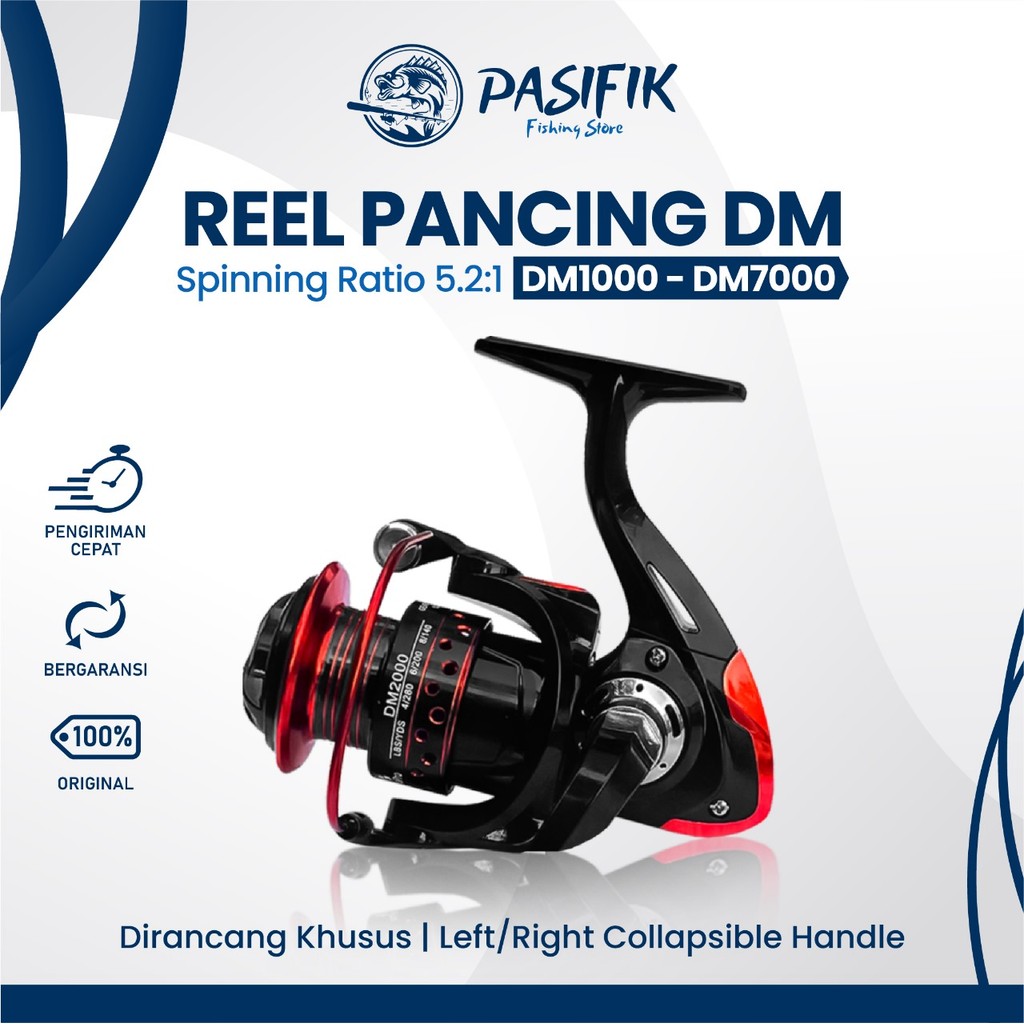 Jual Pusat Alat Pancing - Reel Pancing Series DM1000 - 7000 Fishing ...
