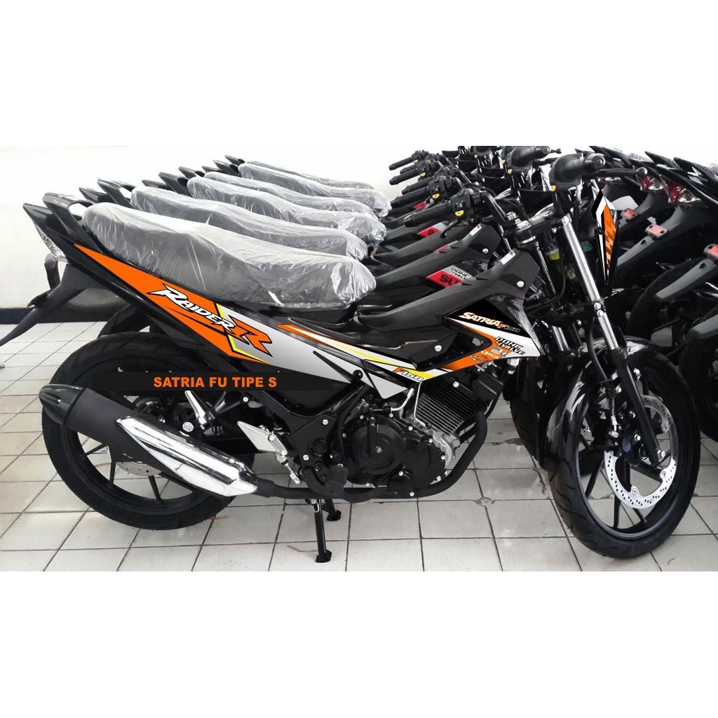 Jual STIKER striping satria fu tipe s orange dan satria fu fi shark ...