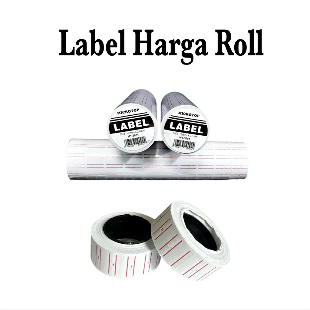Jual [1 PCS] Kertas Label Harga Roll / Price Label (Pcs) | Shopee Indonesia
