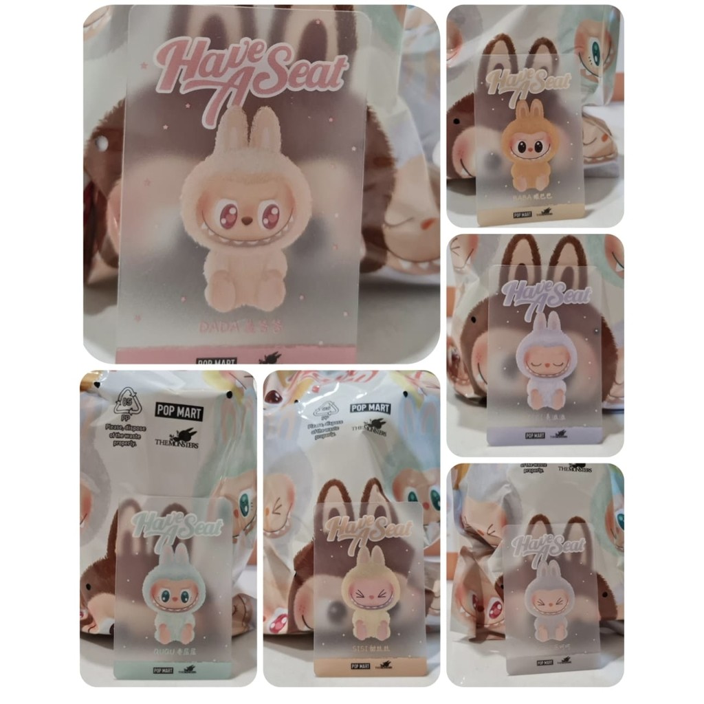 Jual READY STOCK LABUBU HAVE A SEAT ORIGINAL. // POPMART LABUBU VER 2 ...