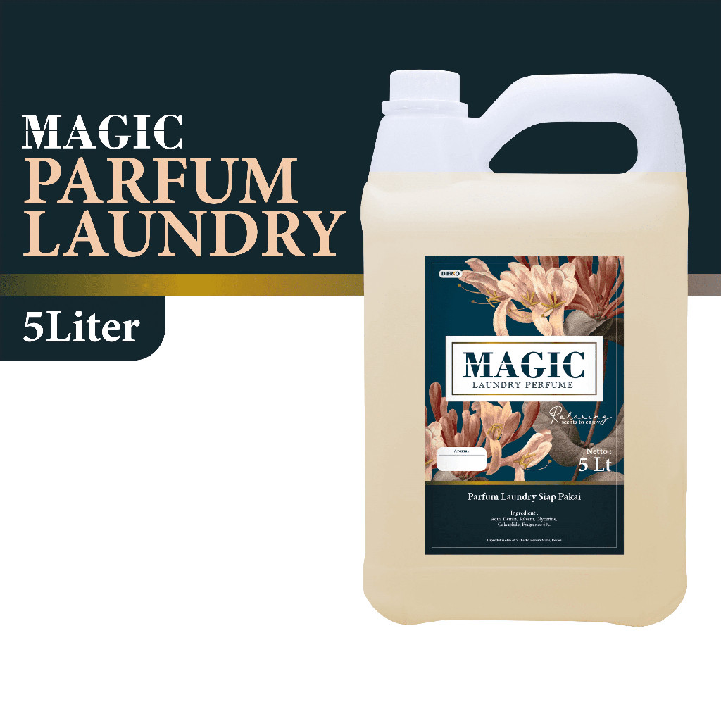 Jual FT76YH [Best Seller P1] Parfum Laundry Magic Grade A Super 5 Liter ...