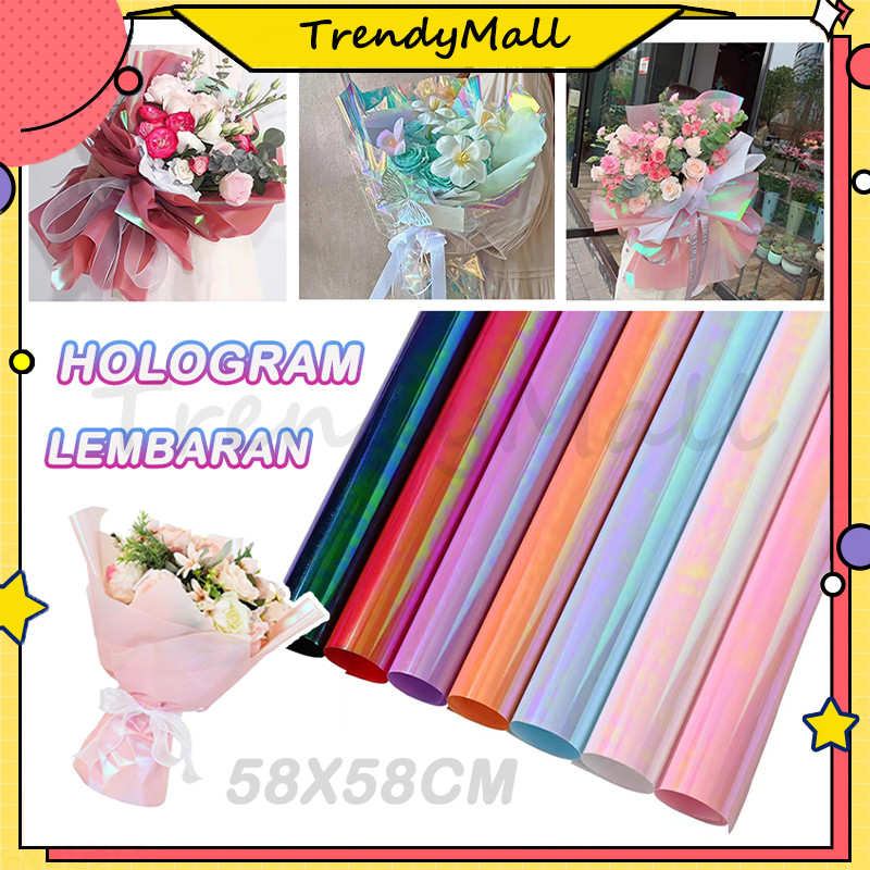 Jual Kertas Buket Cellophane Symphoni Silk/kertas bungkus buket bunga ...