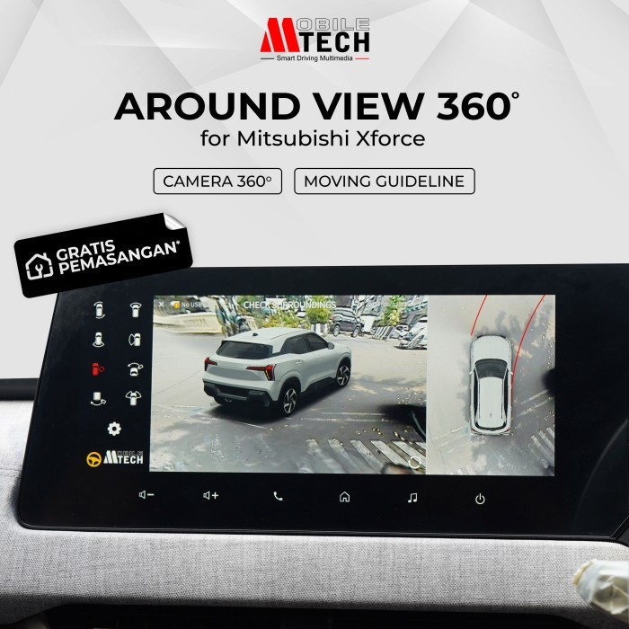 Jual MobileTech AVM Camera 360 Mitsubishi Xforce | Shopee Indonesia