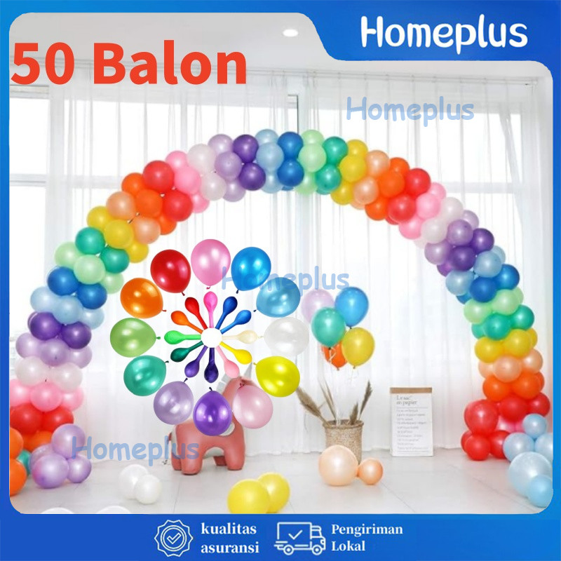 Jual 1 Pack isi 50 pcs / Balon Karet / Balon Latex / Balon Helium ...