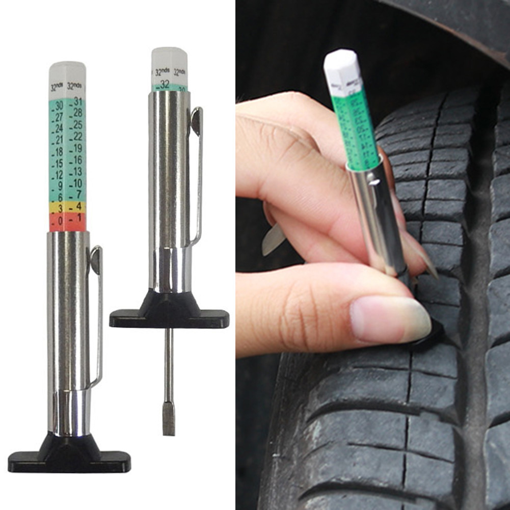 Jual 25mm Car Tyre Tire Tread Depth Gauge Meter Auto Tire Wear ...