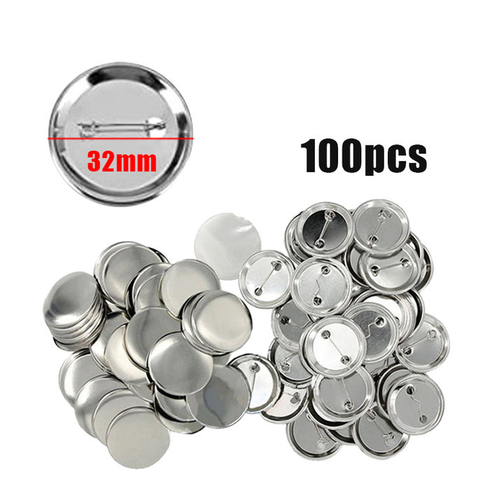 Jual 44mm 33mm Pin Button 100pcs Pin Peniti Pin Bros Peniti Bahan Pin ...