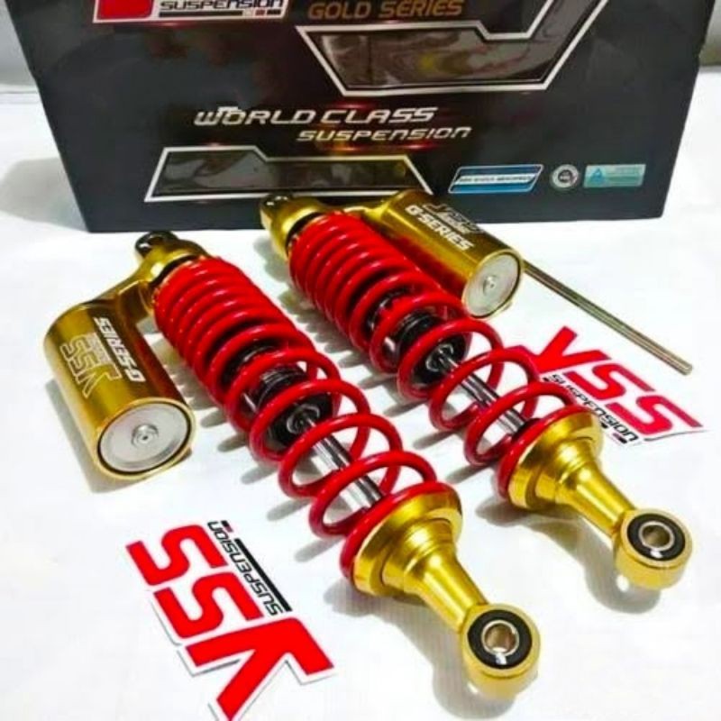 Jual SHOCK YSS G SERIES 320mm GOLD EDITION RED ORIGINAL YSS | Shopee Indonesia