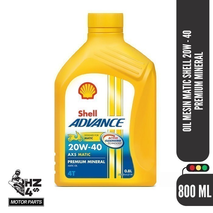 Jual Oli Mesin Matic Suzuki Nex Merk Shell AX5 20W-40 Mineral 800 ML ...