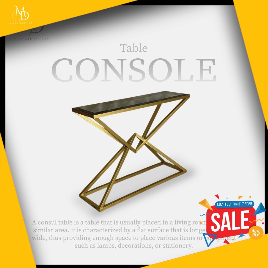 Jual Mega decoration Meja Console Minimalis Meja Ruang Tamu Minimalis ...