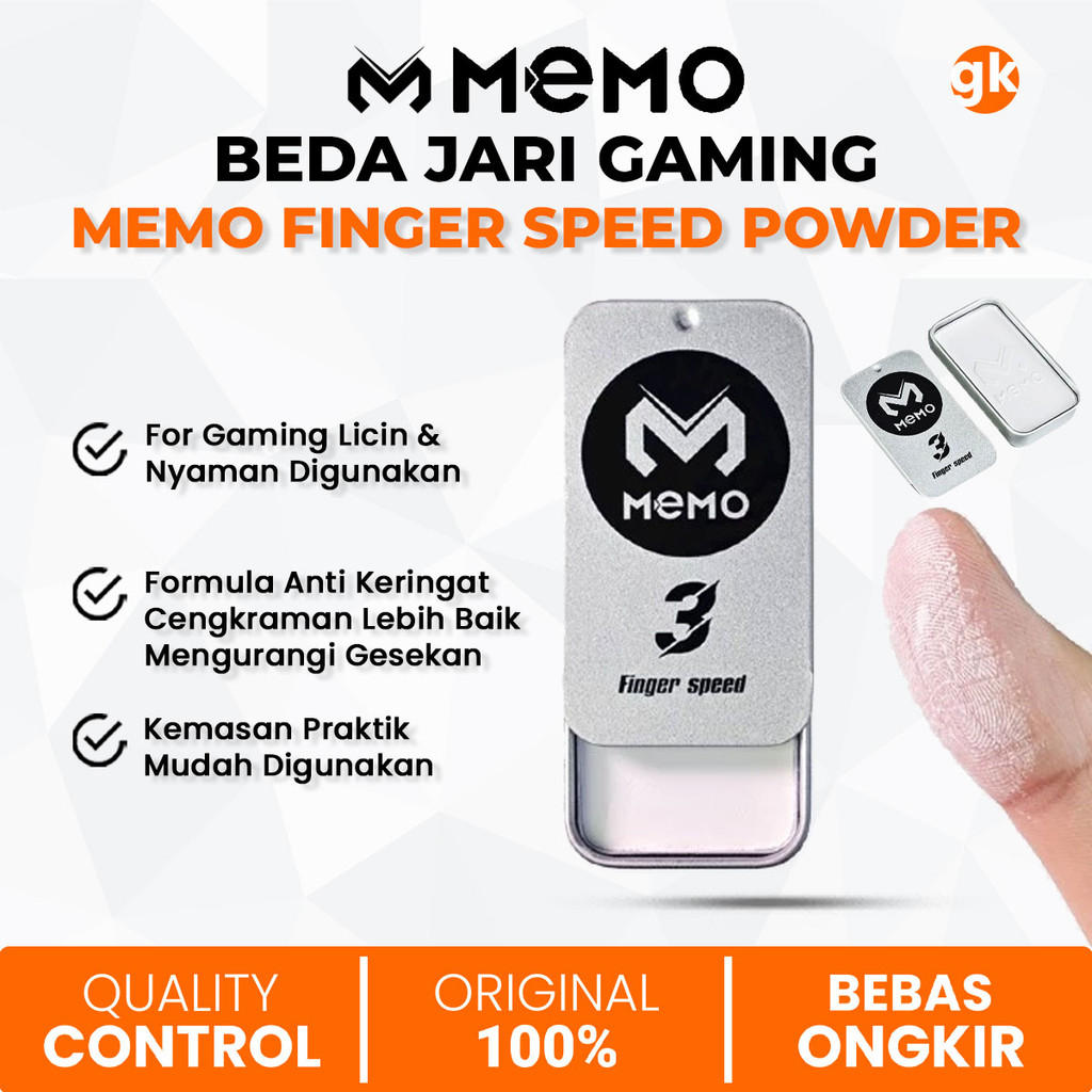 Jual MEMO Finger Speed 3 Powder Bedak Jari Jempol Gaming Anti Keringat ...