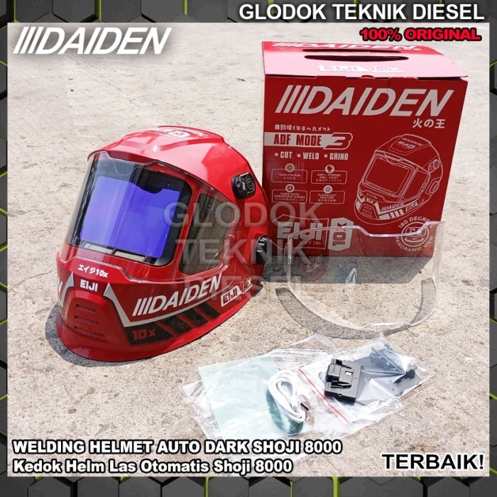 Jual HELM LAS / TOPENG LAS / KEDOK LAS OTOMATIS DAIDEN SHOJI 8000 AUTO ...