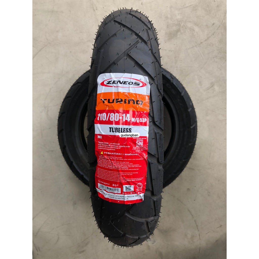 Jual Ban Zeneos 110 80 14 Turino ZN33 depan ADV DUAL PURPOSE TUBELESS ...
