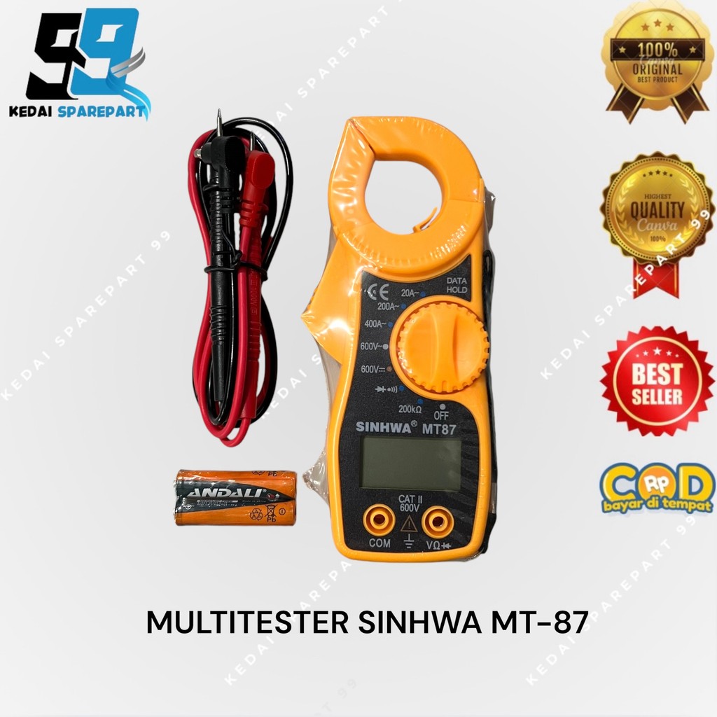 Jual DIGITAL CLAMP METER MT 87 TANG AMPERE MT 87 | Shopee Indonesia
