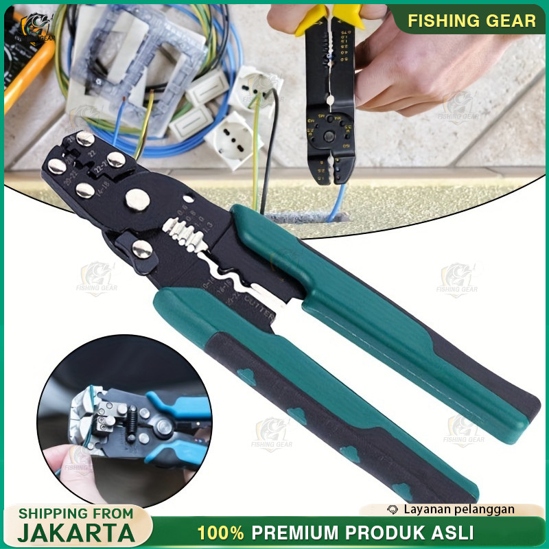 Jual Tang Krimping Press Skun Kabel Kombinasi Tang Potong Kupas Kabel ...