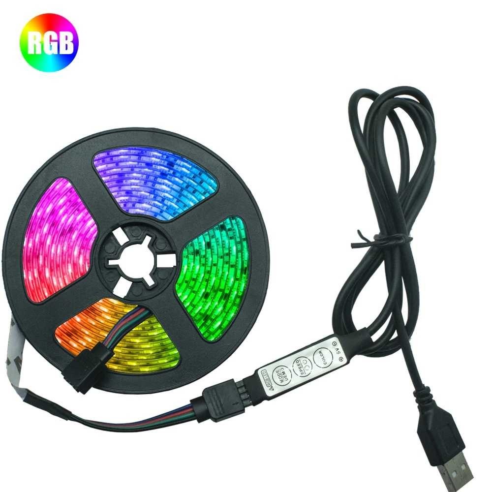 Jual [COD] Lampu LED Strip Flexible RGB SMD 5050 5M with Controller ...