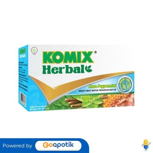 Jual Komix Herbal Rasa Lemon 15 Ml Box 4 Tube | Shopee Indonesia