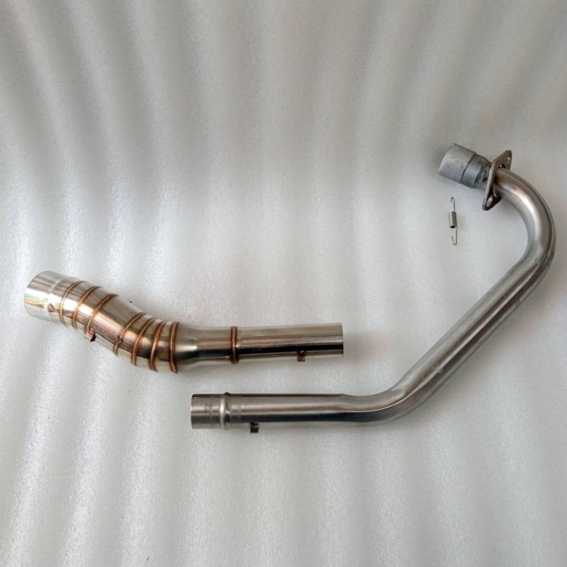 Jual Open pipe big elbow 51mm for Tmx Raider150 Skygo Rusi tc Y15zr ...