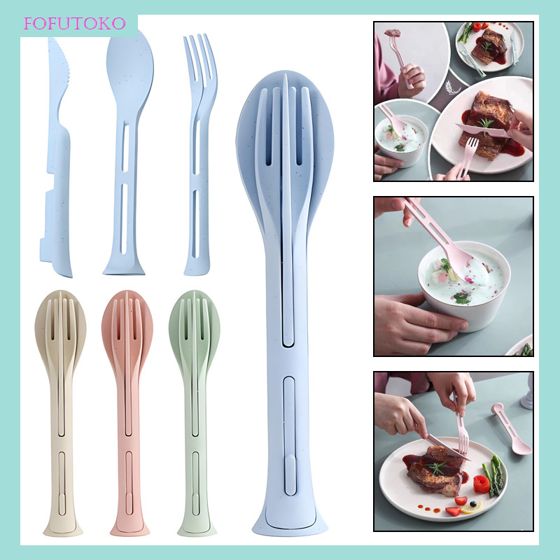 Jual Sendok Set 3in1/ Sendok Jerami Set / Sendok Garpu Set / Sendok ...